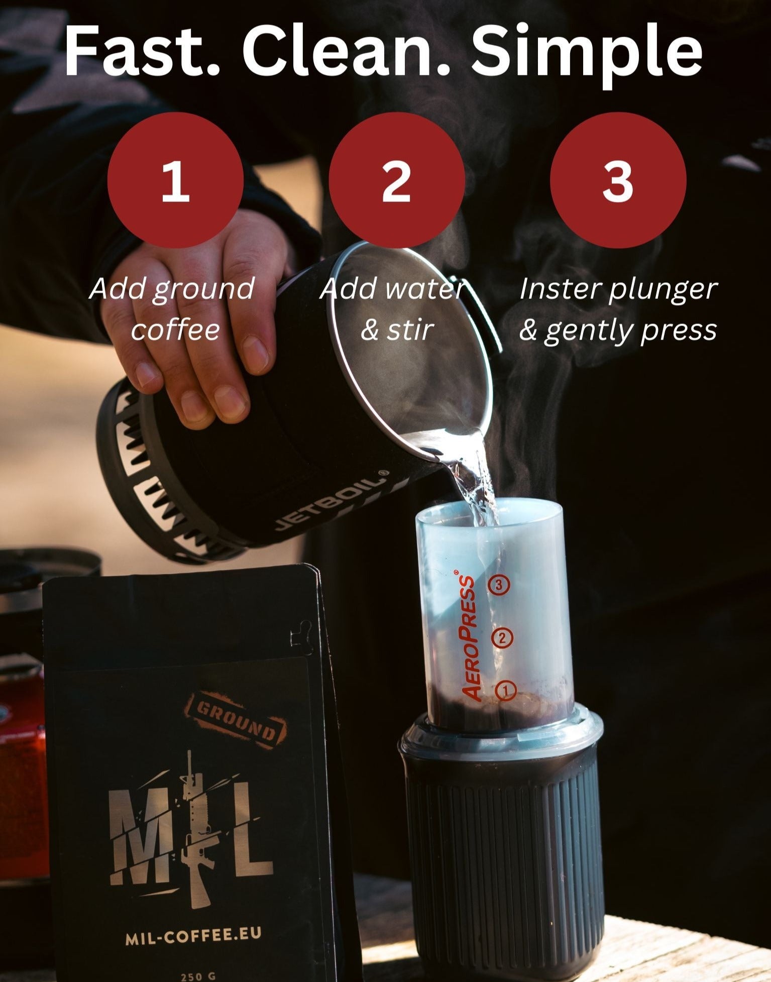 AeroPress Go Travel Coffee Maker | Mil-Coffee